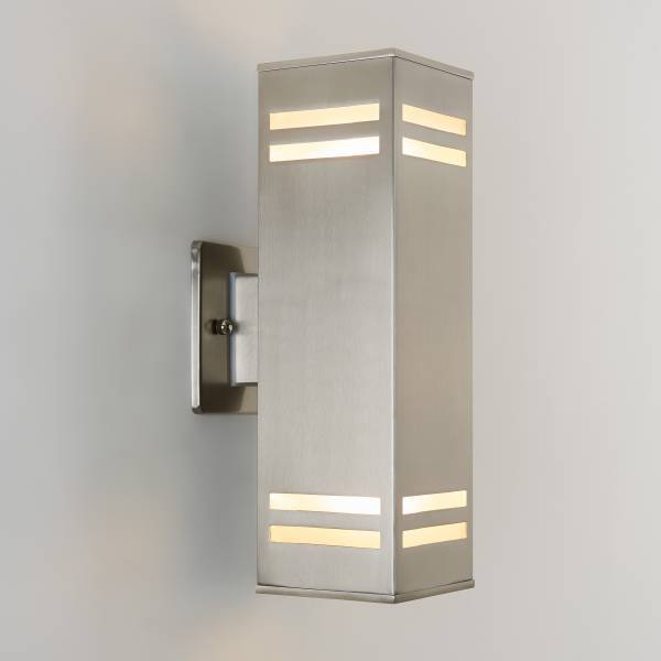 Artika | Strike Silver Outdoor Wall Light
