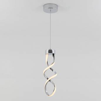Mini Swirl Integrated LED Pendant Light Chrome | Artika