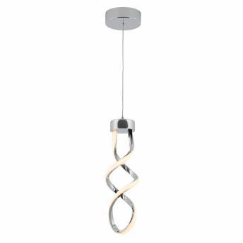 Mini Swirl Integrated LED Pendant Light Chrome | Artika