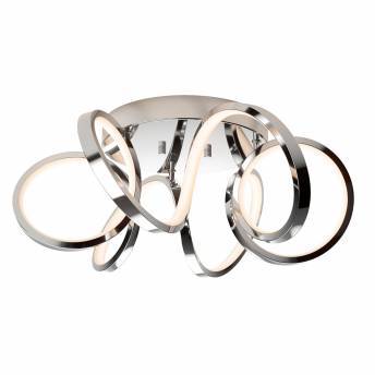 Swirl Ribbon LED Ceiling Light Chrome | Artika