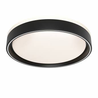Callisto 9 in. LED Flush Mount Light 5 CCT black | Artika