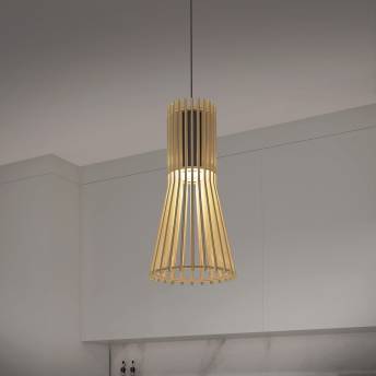 Kiyo modern LED pendant 3 CCT wood | Artika