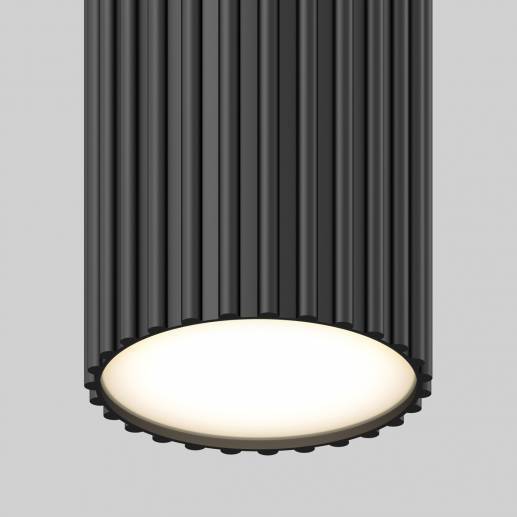 Groove Integrated LED Pendant Light 3CCT Black | Artika