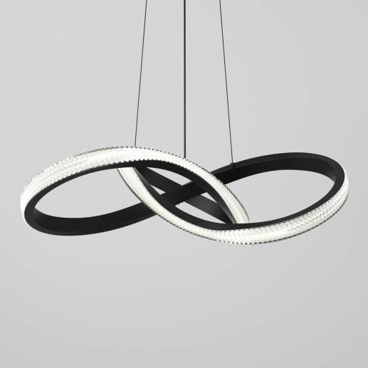 Morgan LED contemporary pendant light 5 CCT black | Artika