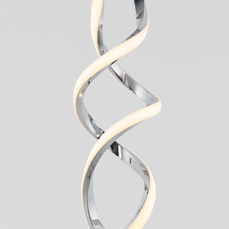 Mini Swirl Integrated LED Pendant Light Chrome | Artika