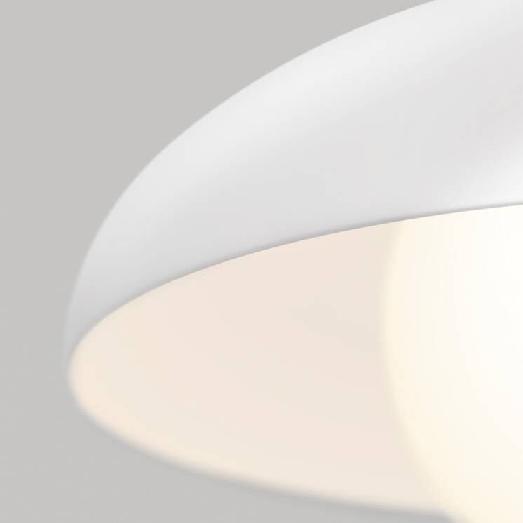 Boden LED modern mid-century pendant light white | Artika