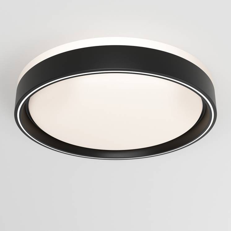 Callisto 9 in. LED Flush Mount Light 5 CCT black | Artika