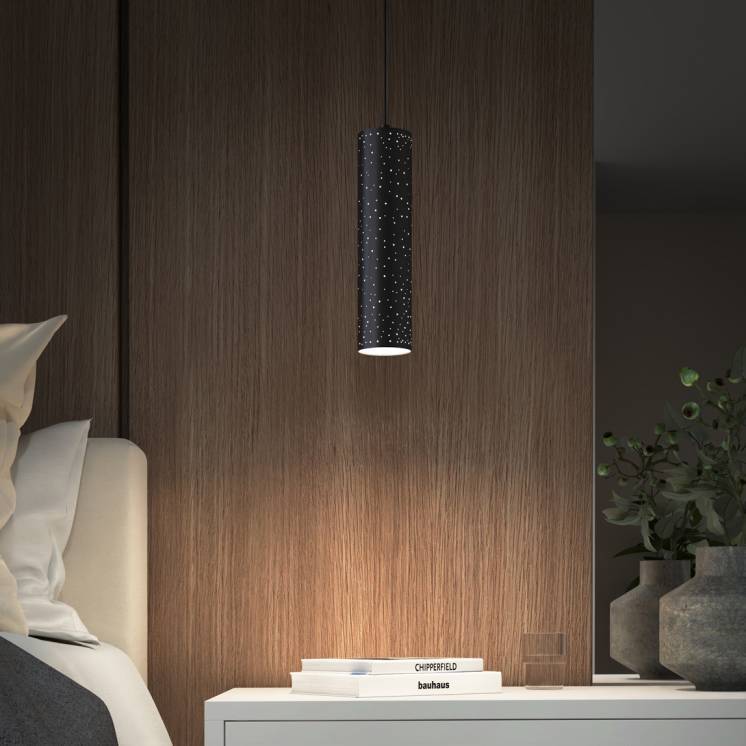 Cosmic modern LED pendant light 3 CCT black | Artika