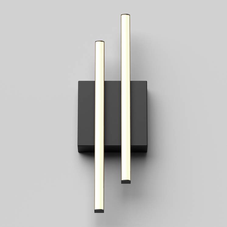 Grid Integrated LED Wall Light Black | Artika