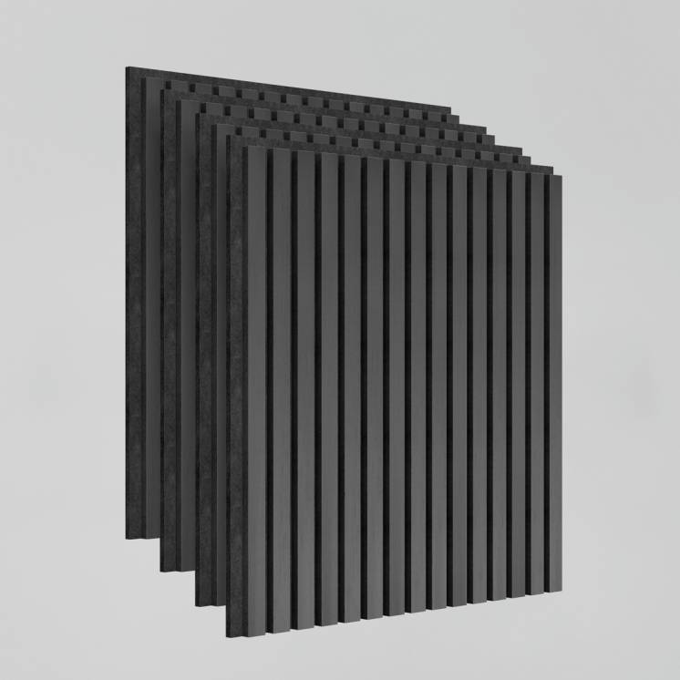 Sonolok 15.5 ft sound-absorbing wall panel kit black | Artika