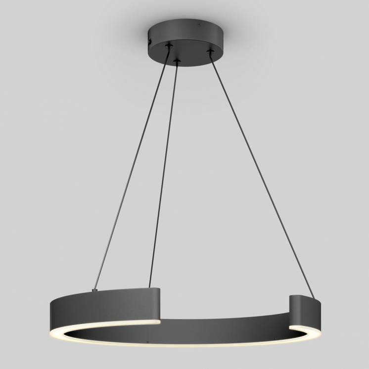 Vance LED modern pendant light 3 CCT black | Artika