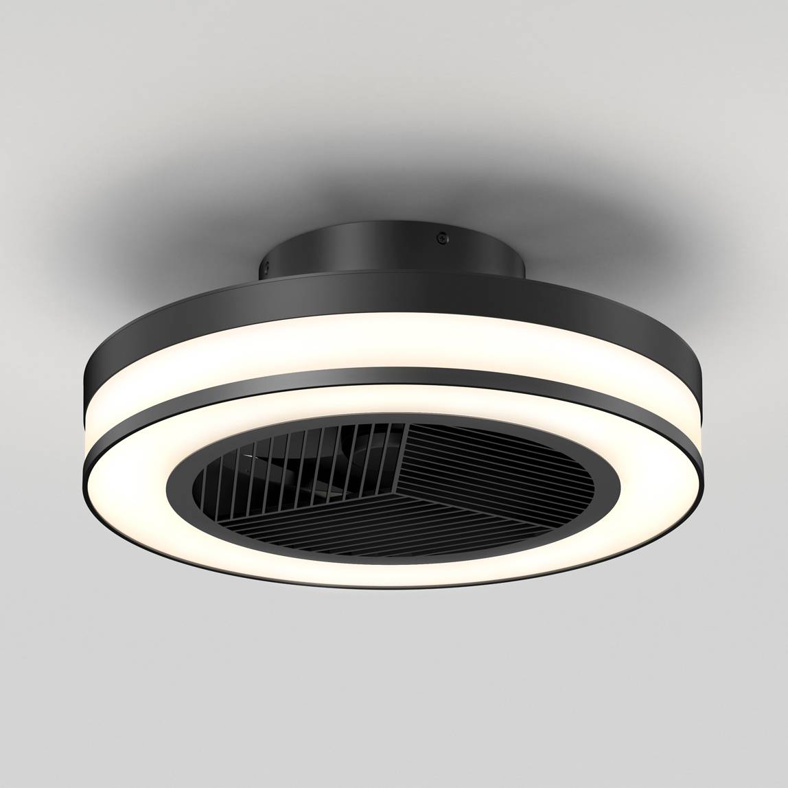 Elton 19.4 in. LED ceiling fan 3 speeds w. remote | Artika