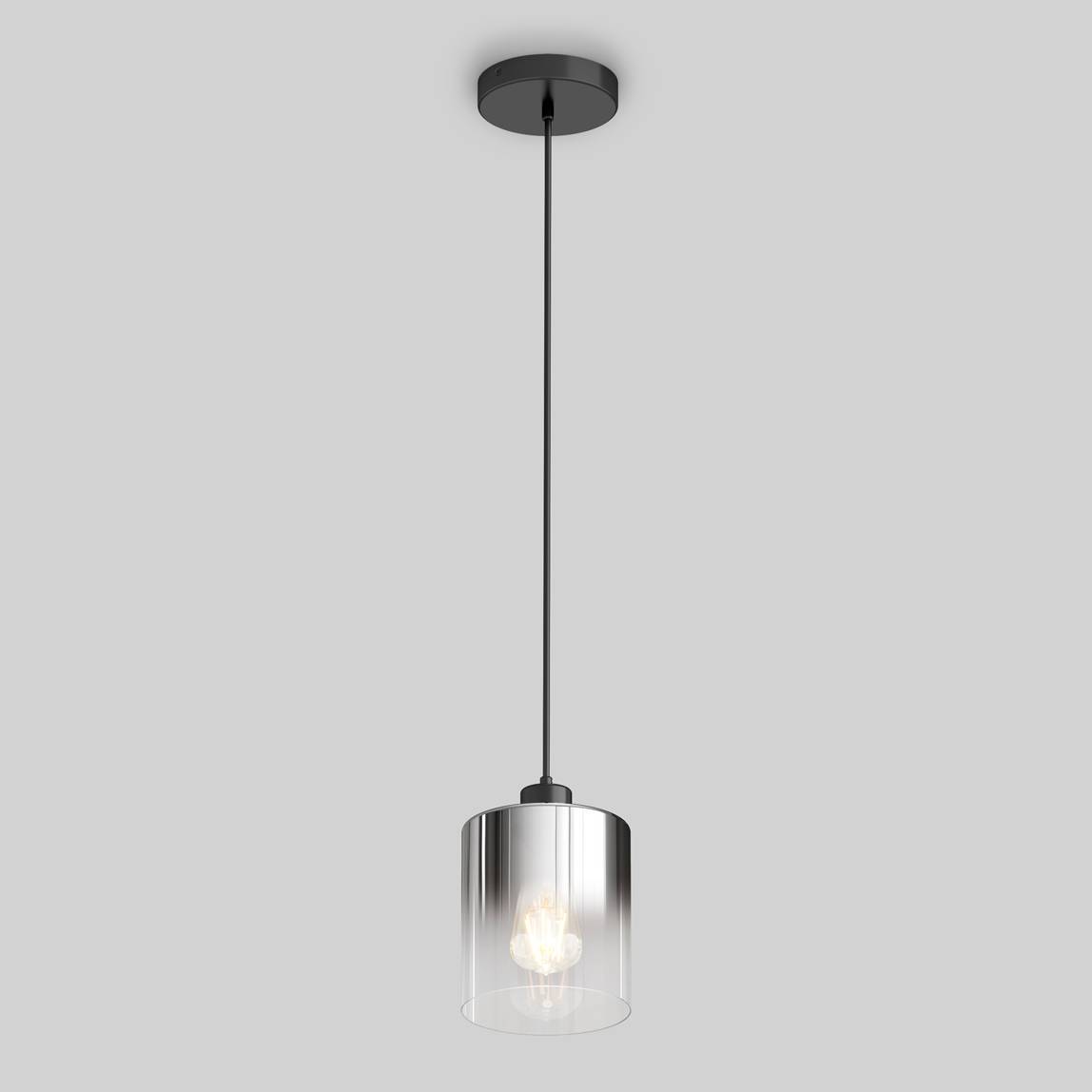 Haze Pendant light black glass | Artika
