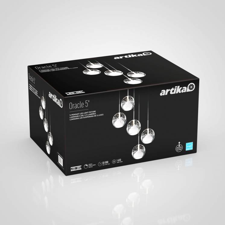 Artika | Oracle 5-light integrated LED Pendant